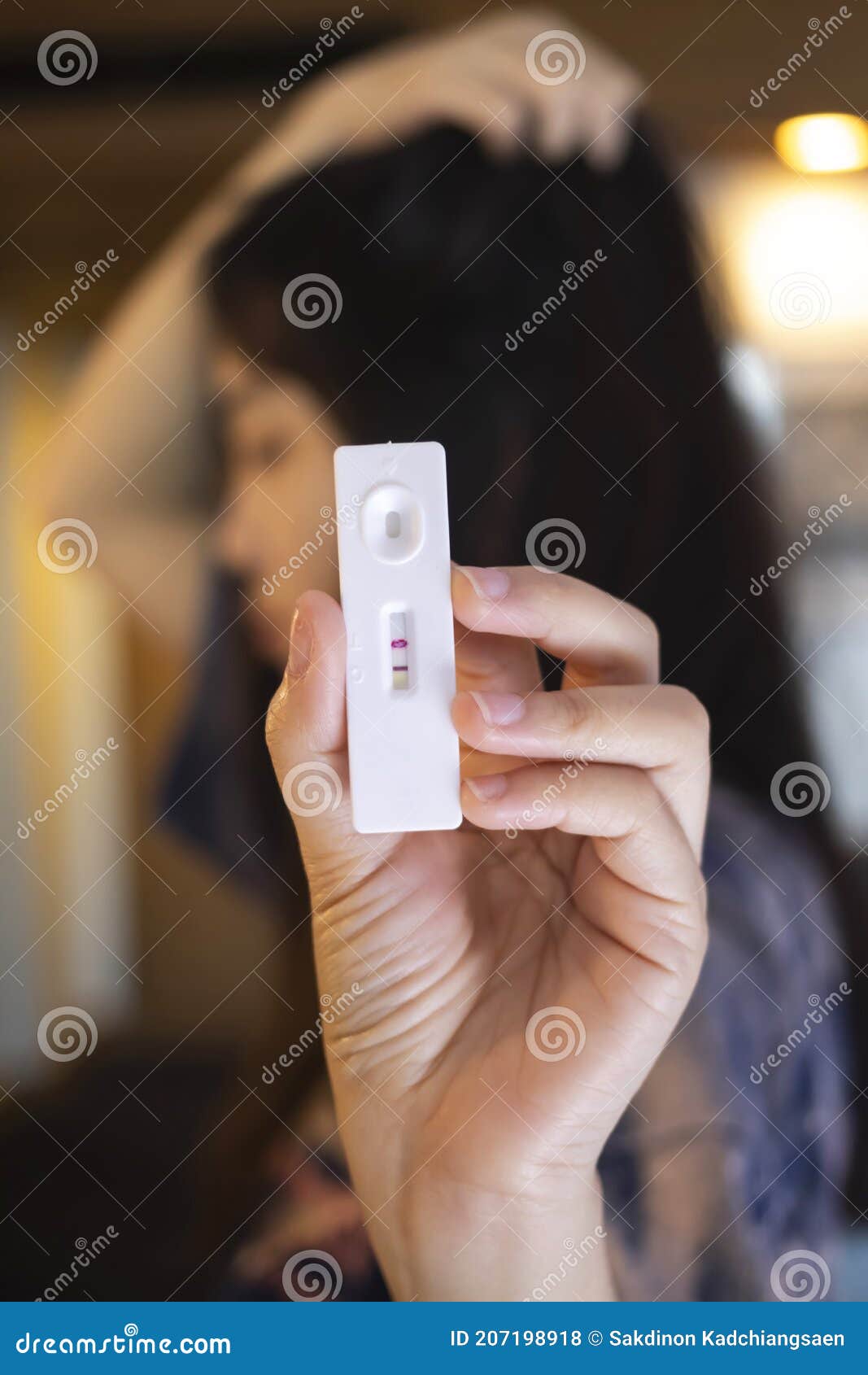 Show Pregnancy Test Results Stock Photo - Image of test, glad: 207198918