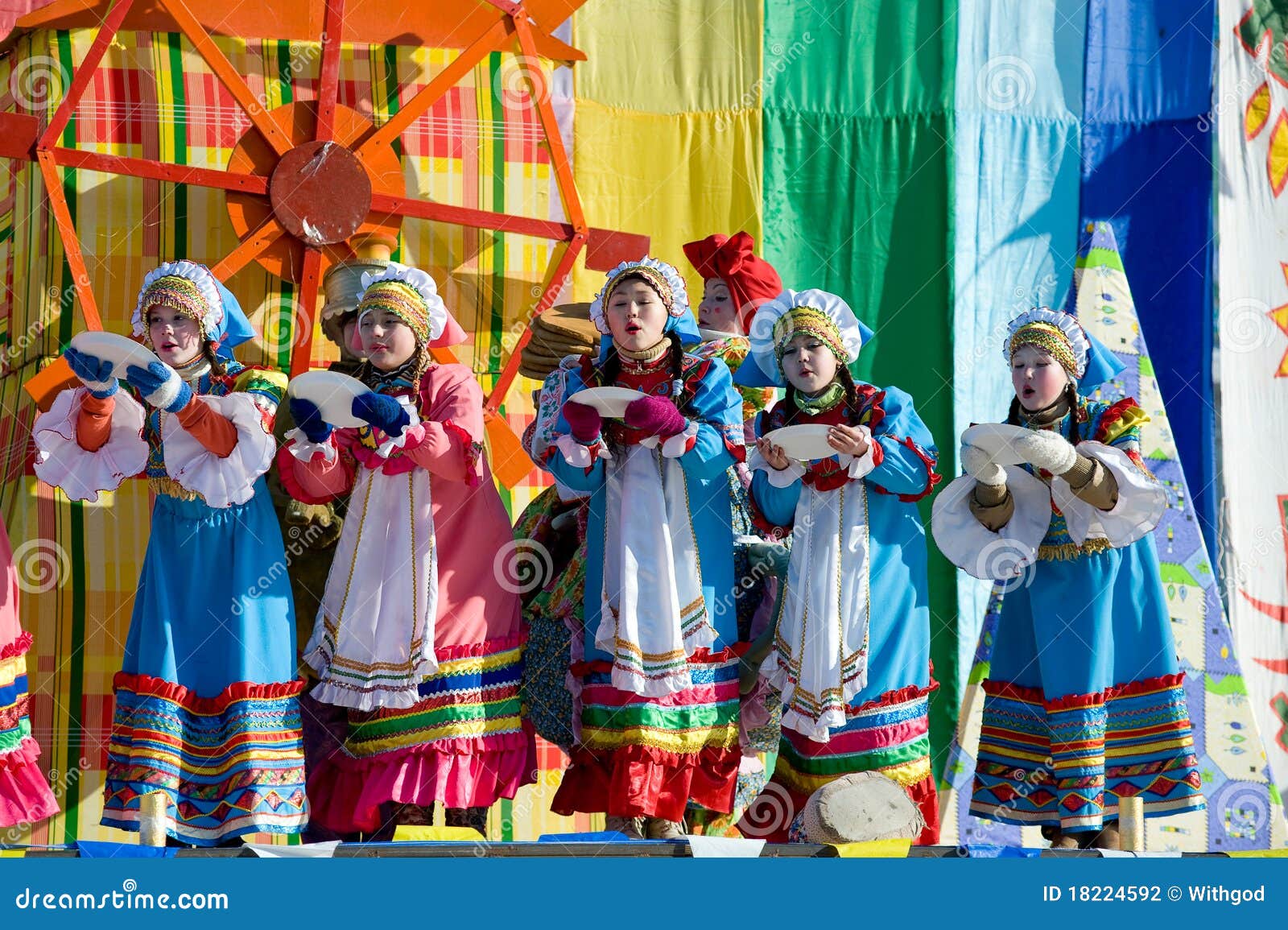 Show at Shrovetide editorial photography. Image of group - 18224592