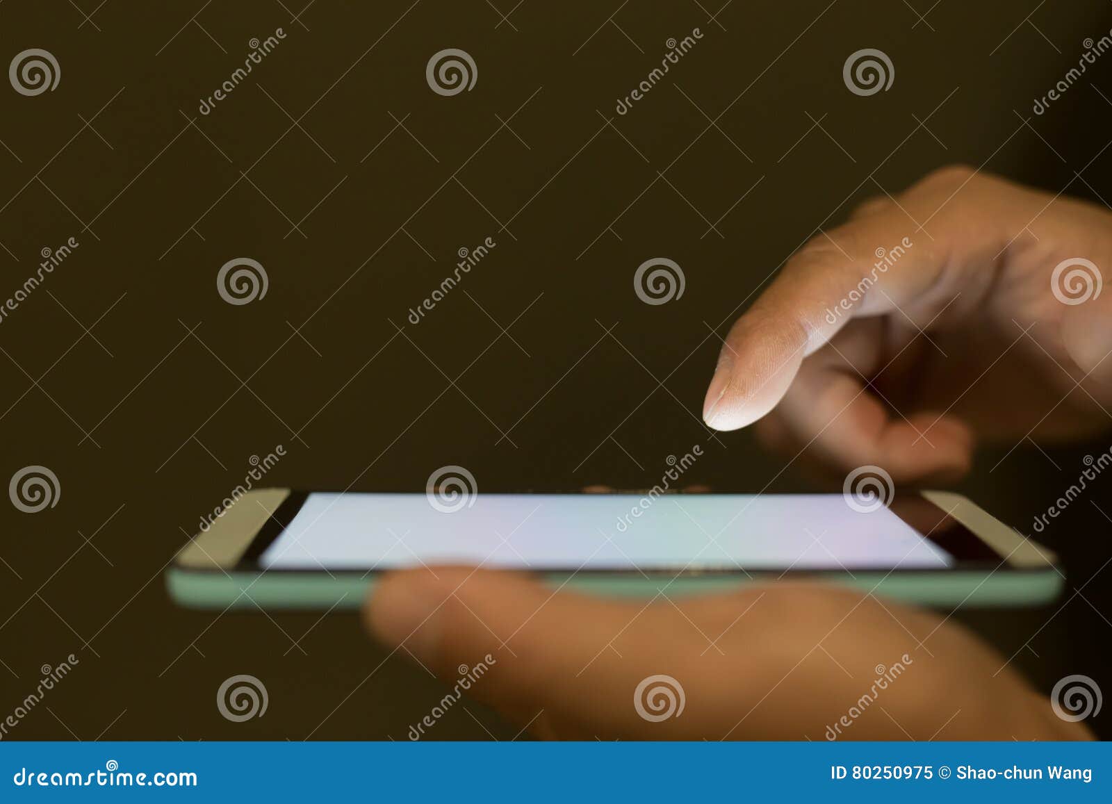 Show your phone for you stock image. Image of blank, cellular - 80250975