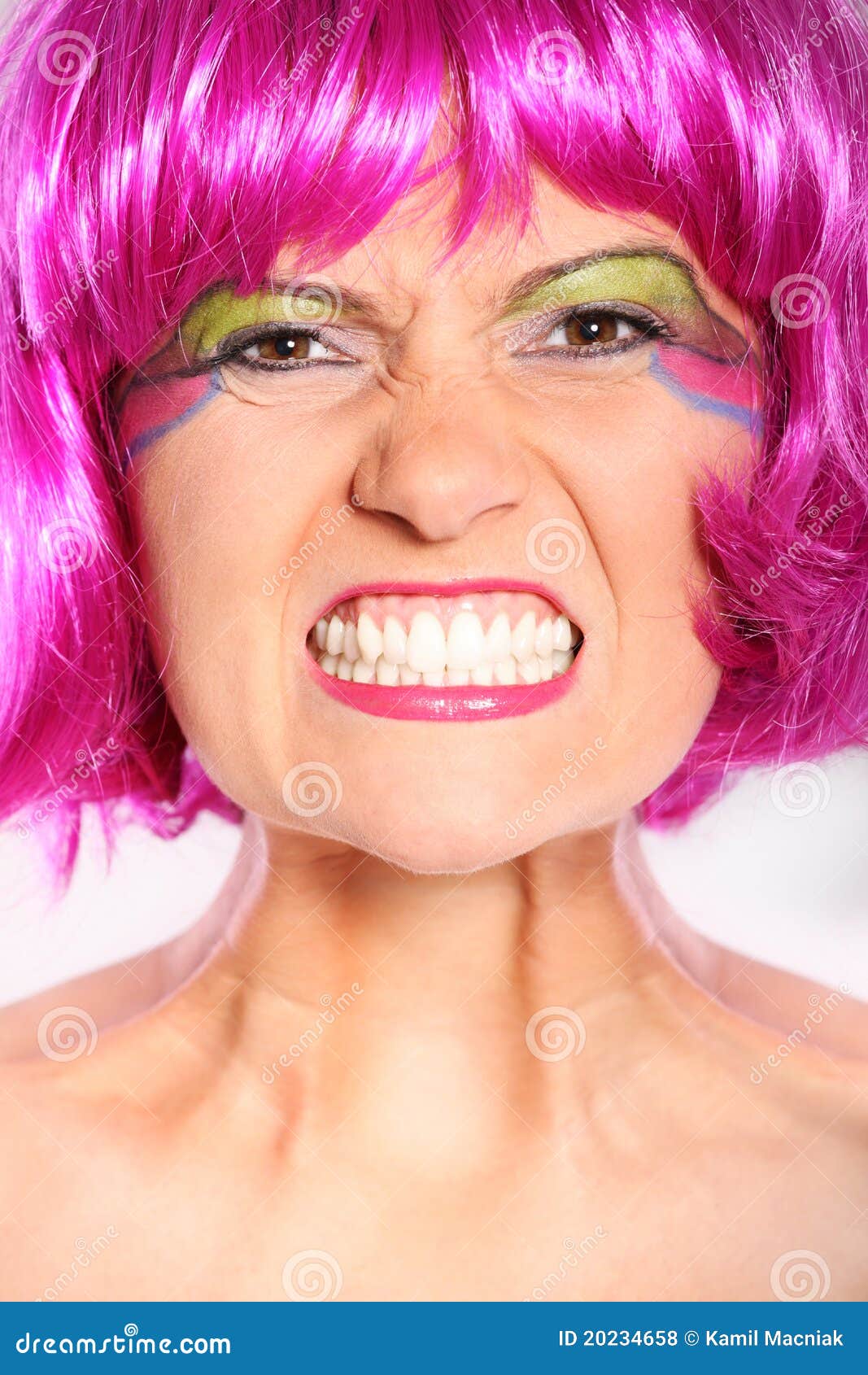 Show your teeth! stock photo. Image of model, person - 20234658