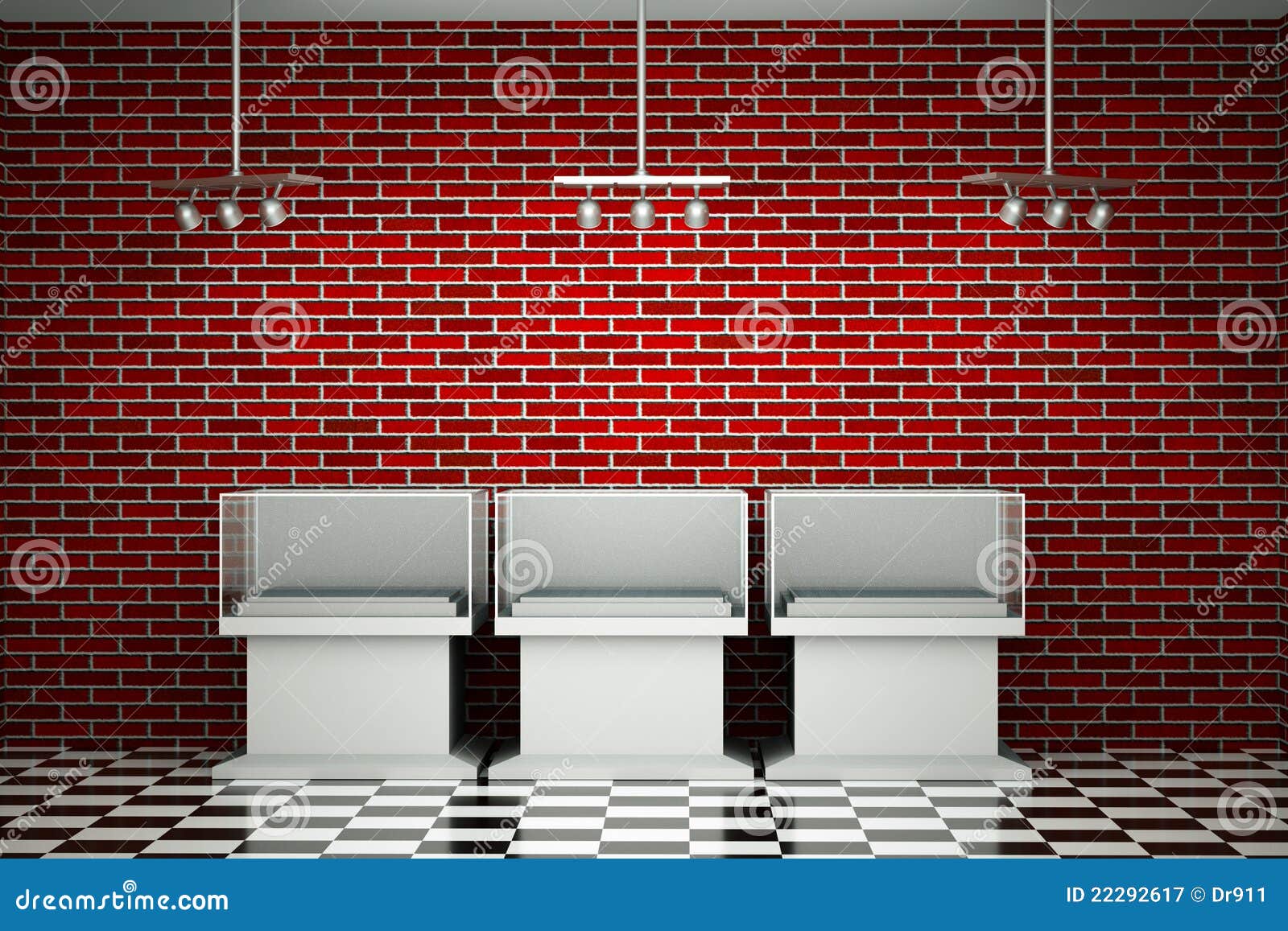 Showcase stock illustration. Illustration of illuminated - 22292617