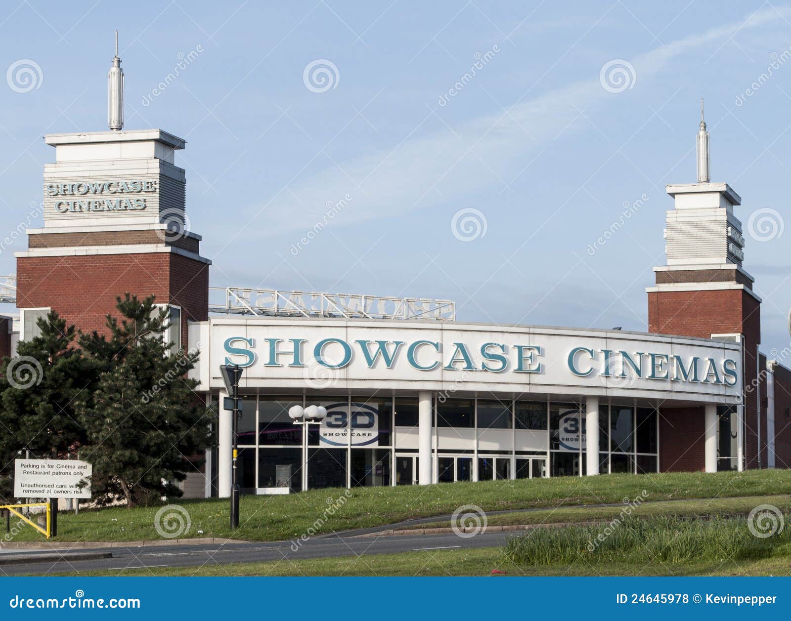 Showcase cinema building editorial stock photo. Image of editorial ...