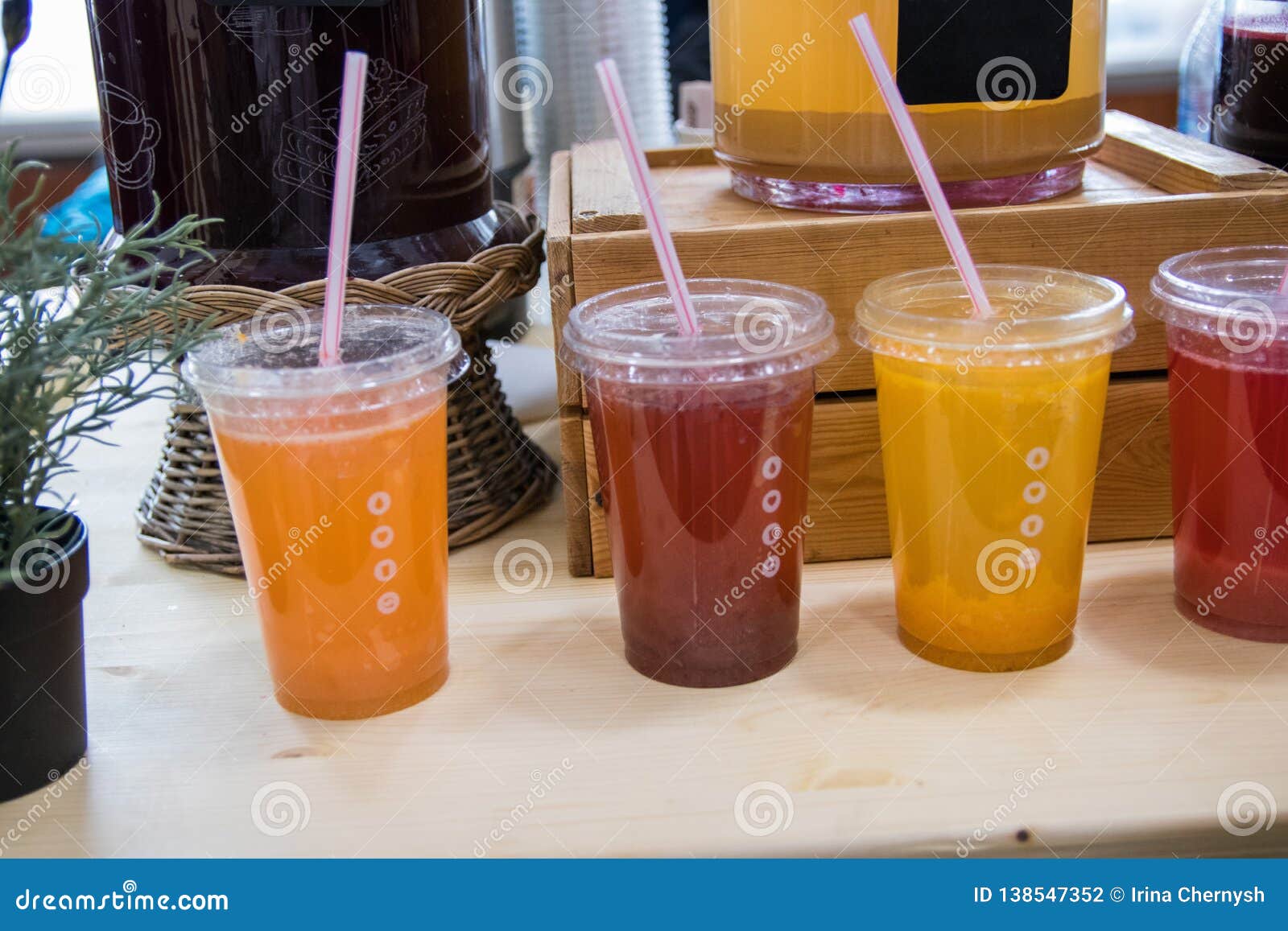 Showcase with Homemade Lemonade Stock Photo - Image of dispenser, mint ...