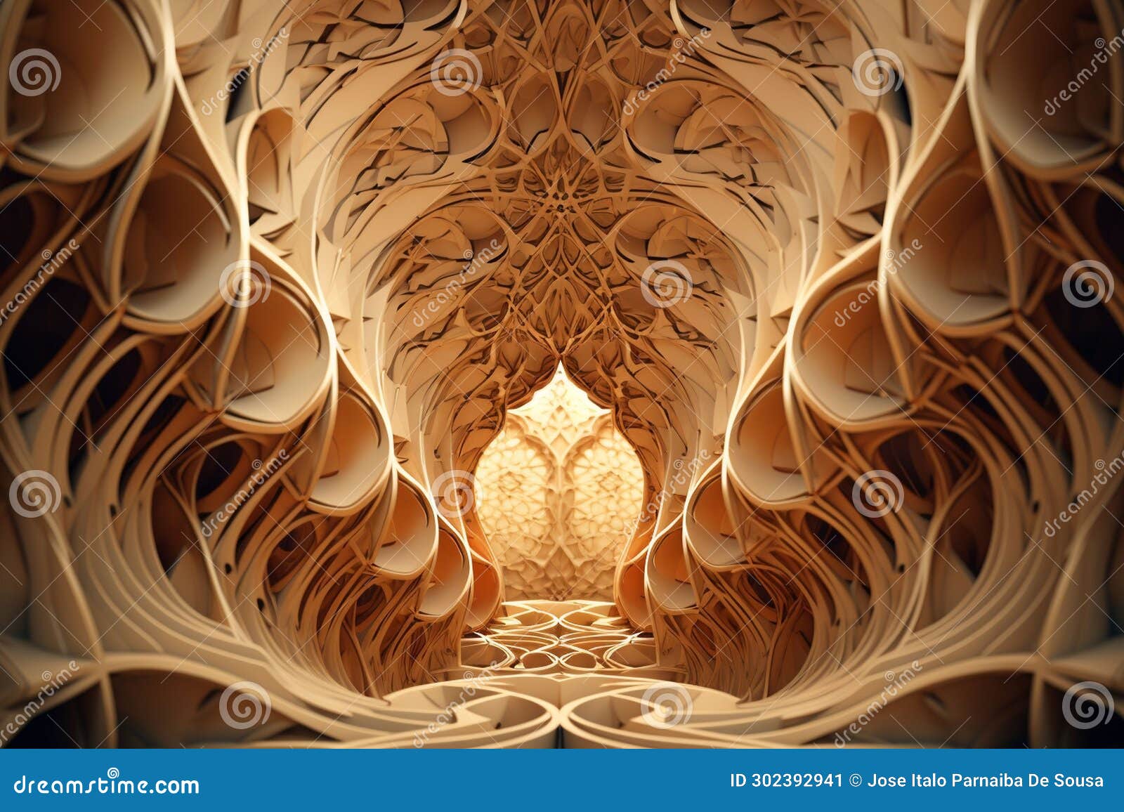 Islamic Patterns On A Mosque Dome Stock Photography | CartoonDealer.com ...