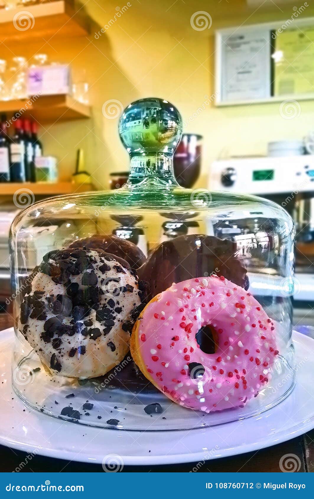 Showcase stock photo. Image of cake, candy, sugar, tasty - 108760712