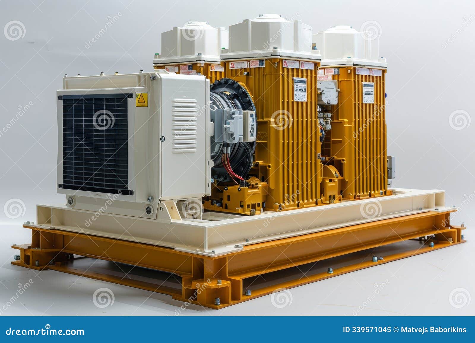 Showcase of a Transformer on White Background Ready for Use in ...