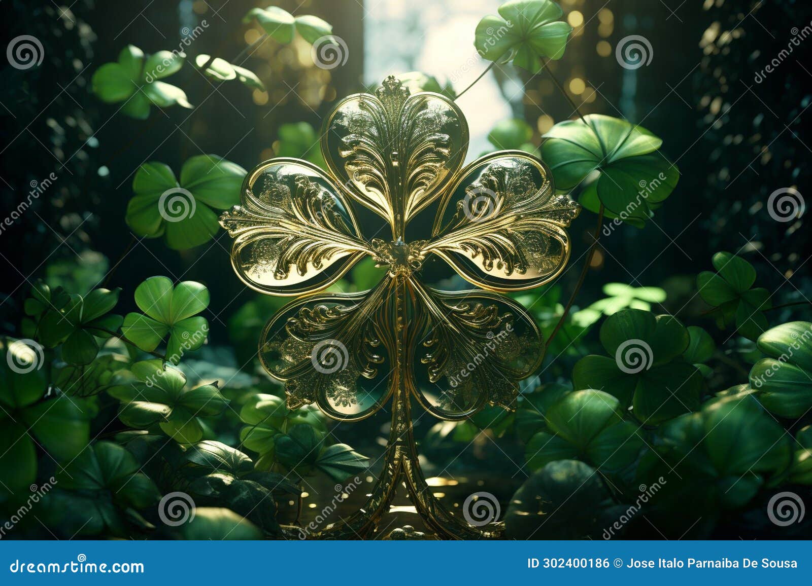 Showcase the Versatility of Clover Motifs in Stock Illustration ...