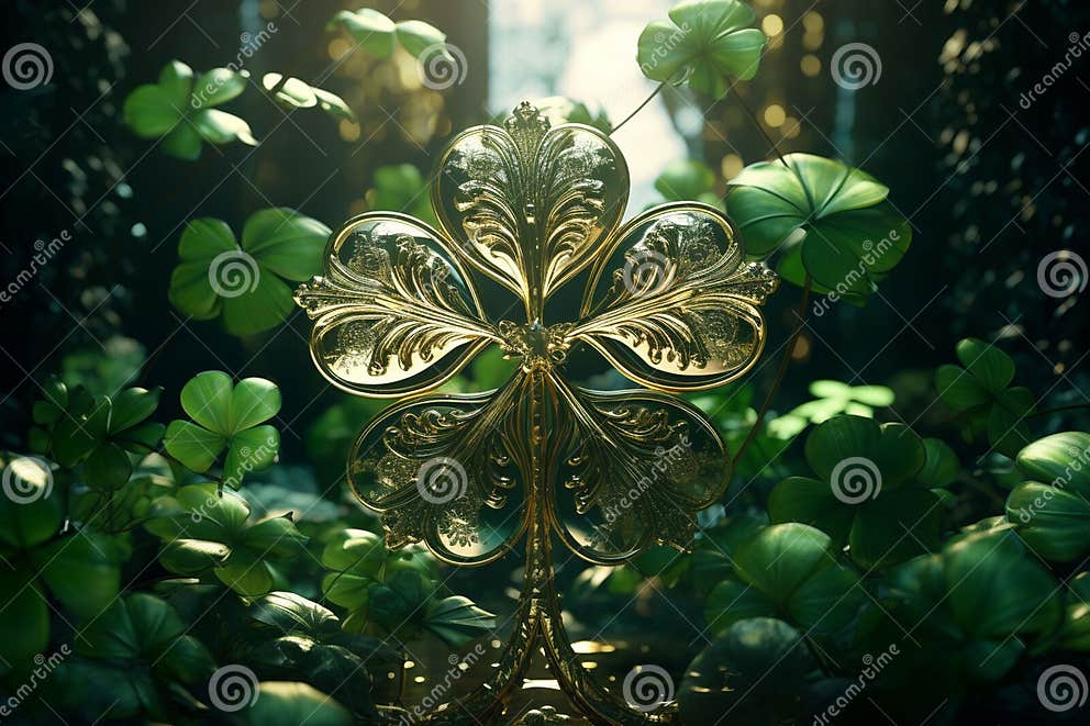 Showcase the Versatility of Clover Motifs in Stock Illustration ...