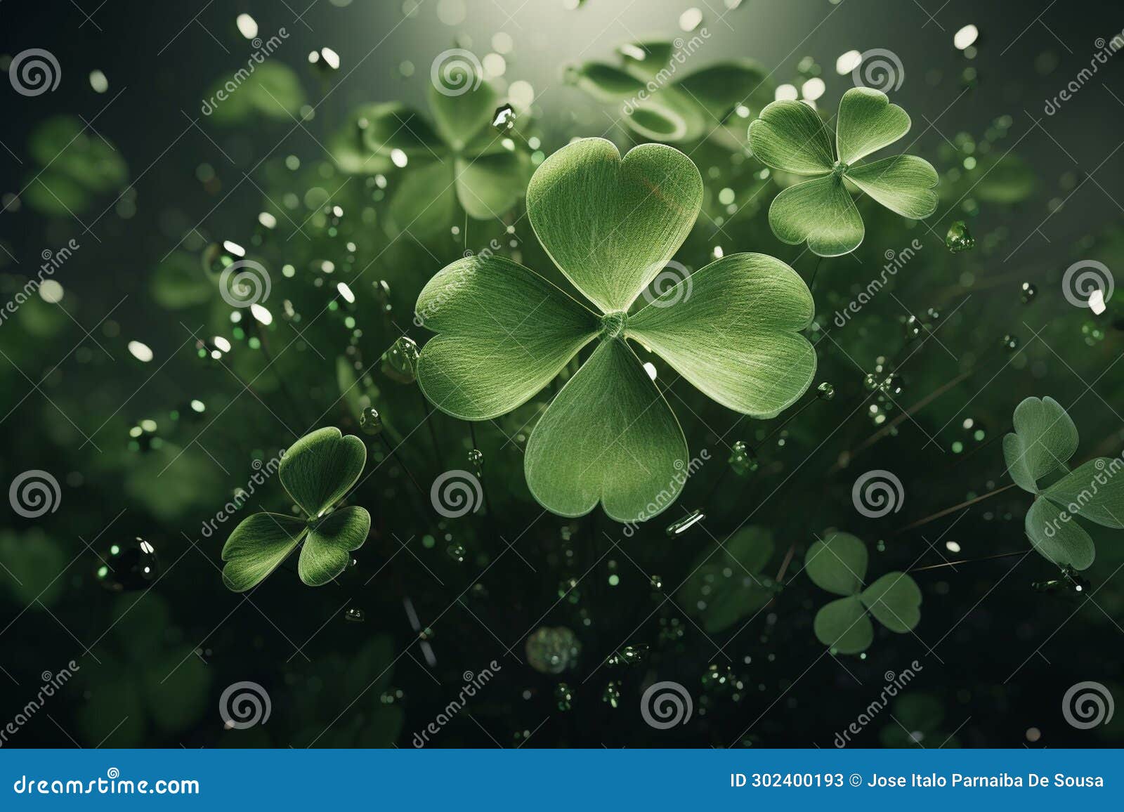 Showcase the Versatility of Clover Motifs in Stock Illustration ...
