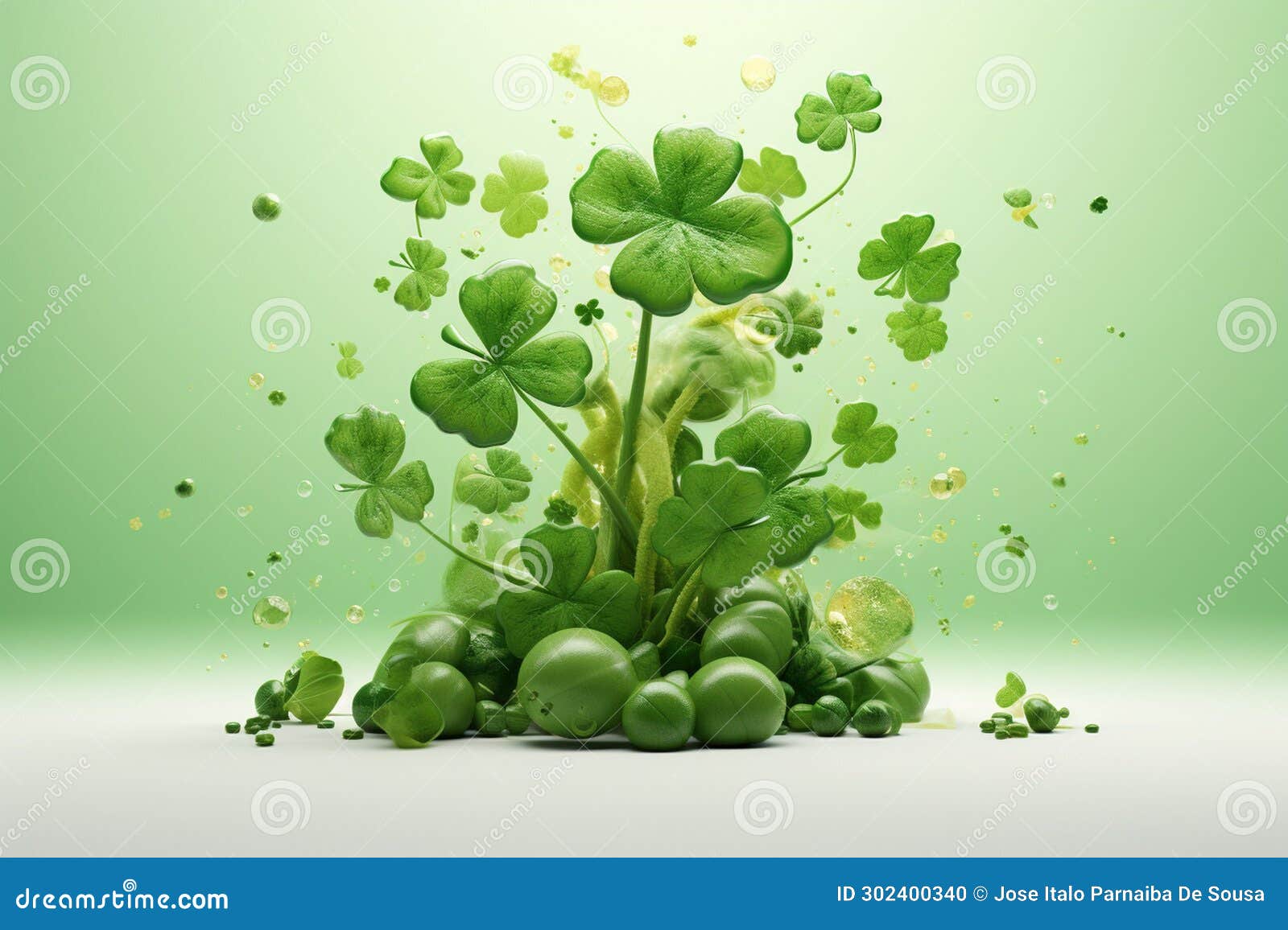 Showcase the Versatility of Shamrock Motifs in Stock Illustration ...