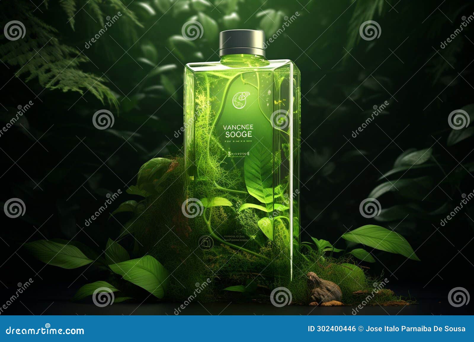 Showcase the Visual Impact of Green Backgrounds Stock Illustration ...