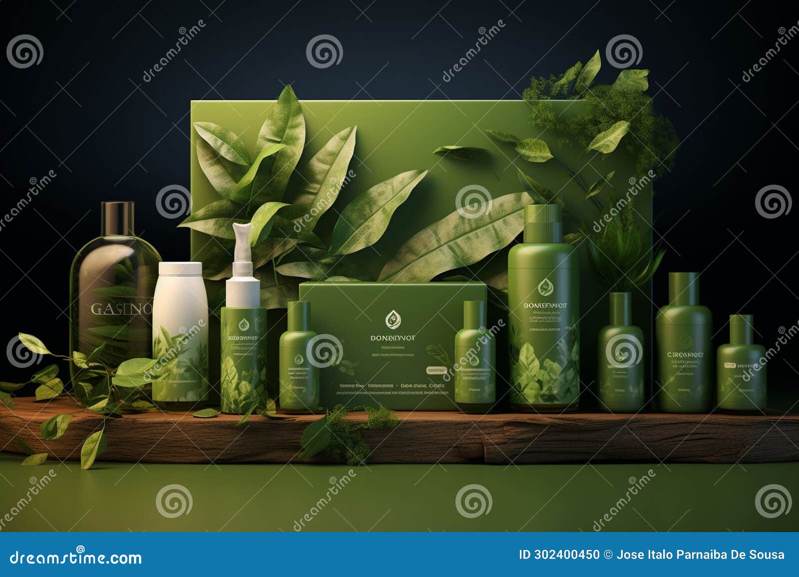 Showcase the Visual Impact of Green Backgrounds Stock Illustration ...