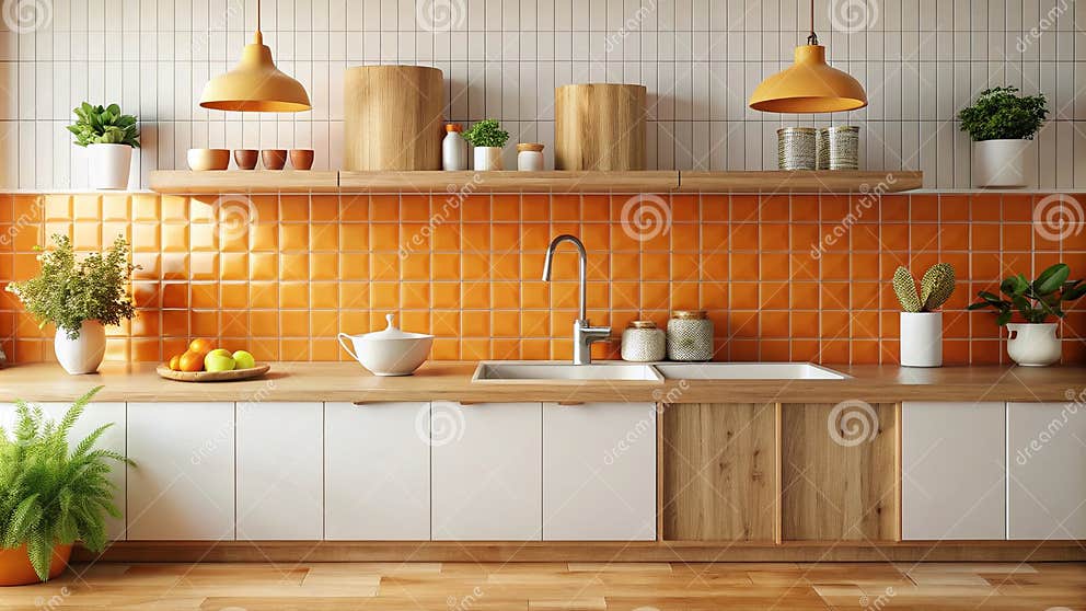 Showcase Your Kitchenware with this Stunning 3D Modern Kitchen Counter ...