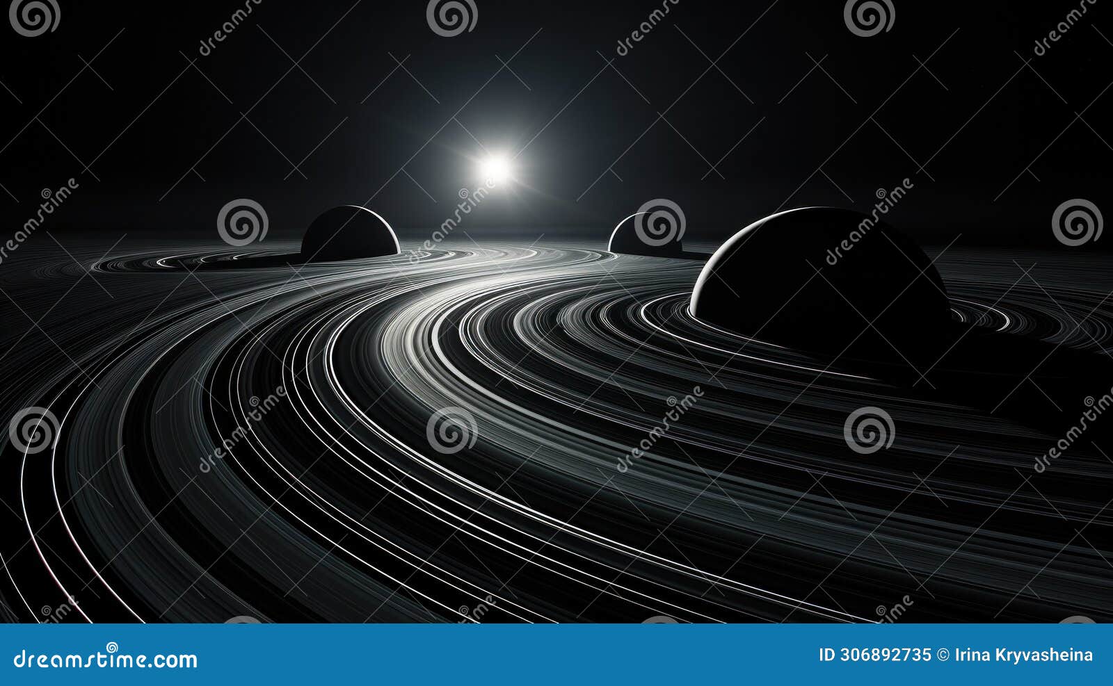 Showcases the Stunning Rings of Saturn, with Their Intricate Patterns ...