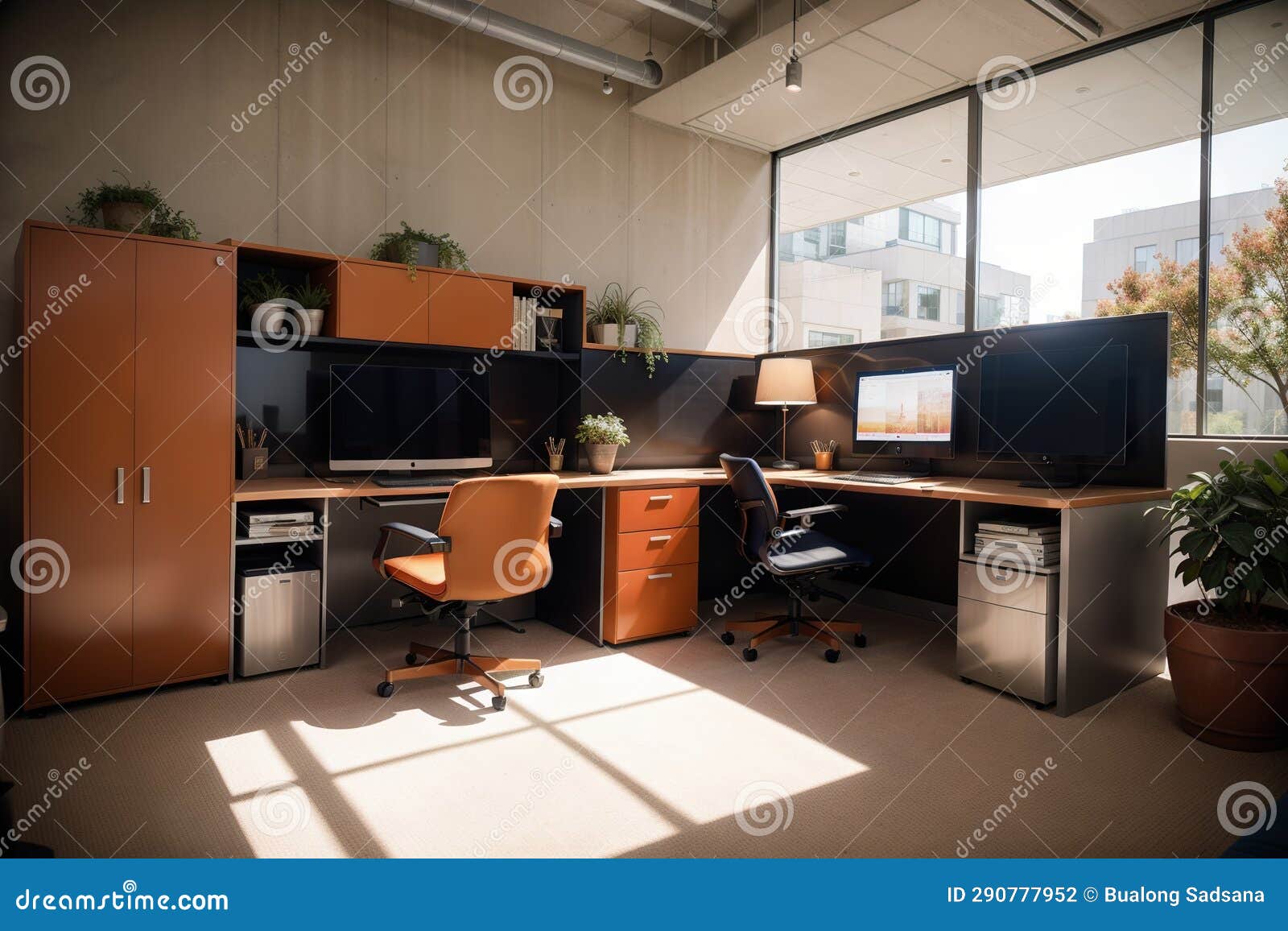 Showcasing Interior Design in Style Chic Citadel Stock Illustration ...