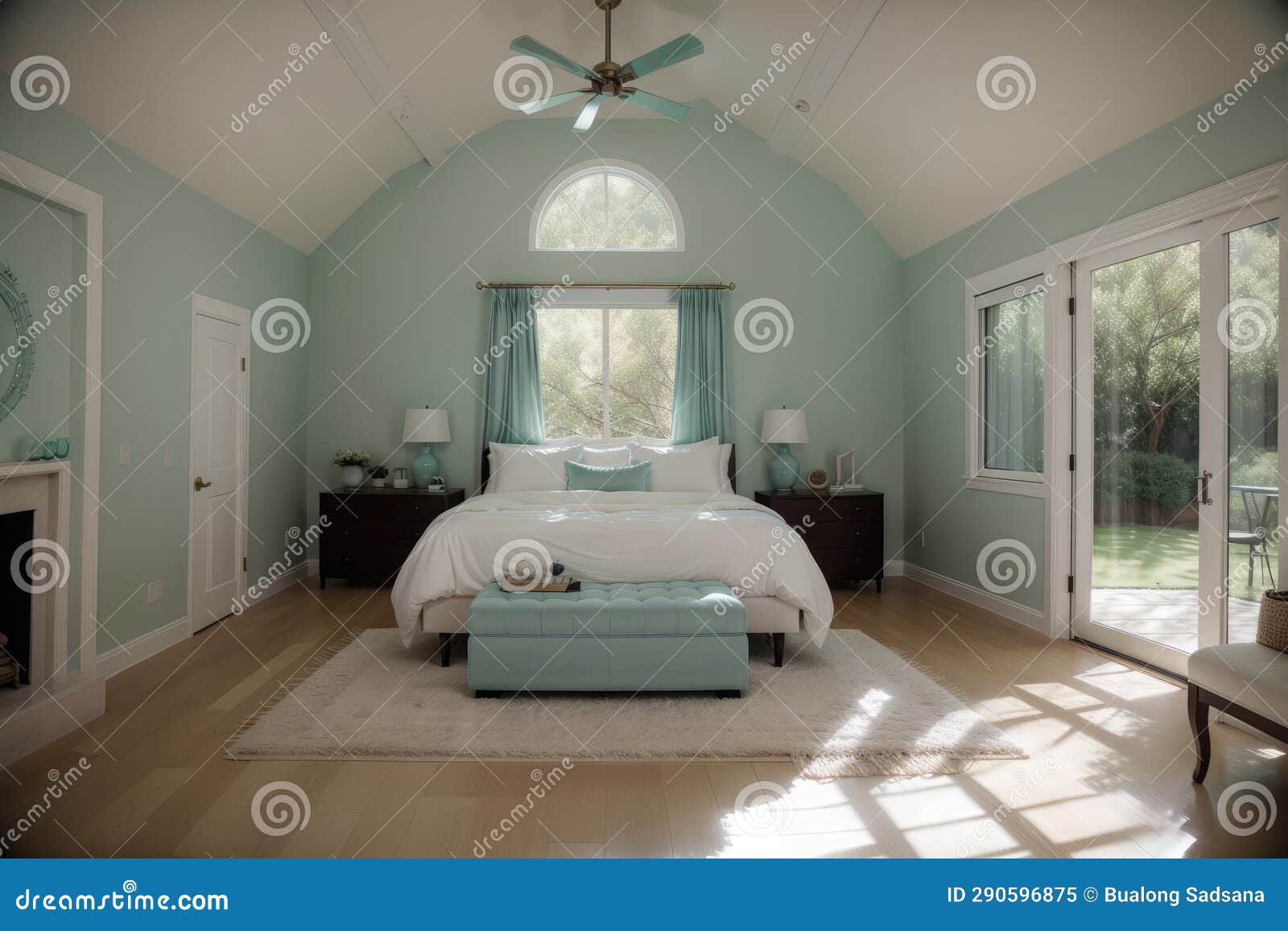Showcasing Interior Design in Style Ethereal Estate Stock Illustration ...