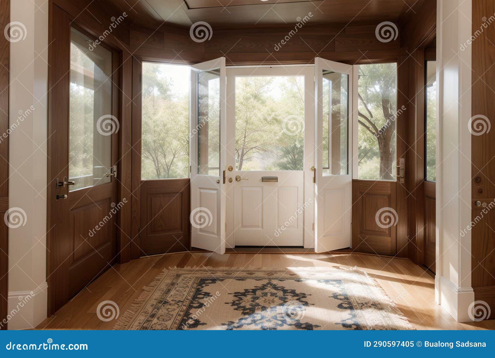 Showcasing Interior Design in Style Heavenly Habitat Stock Illustration ...