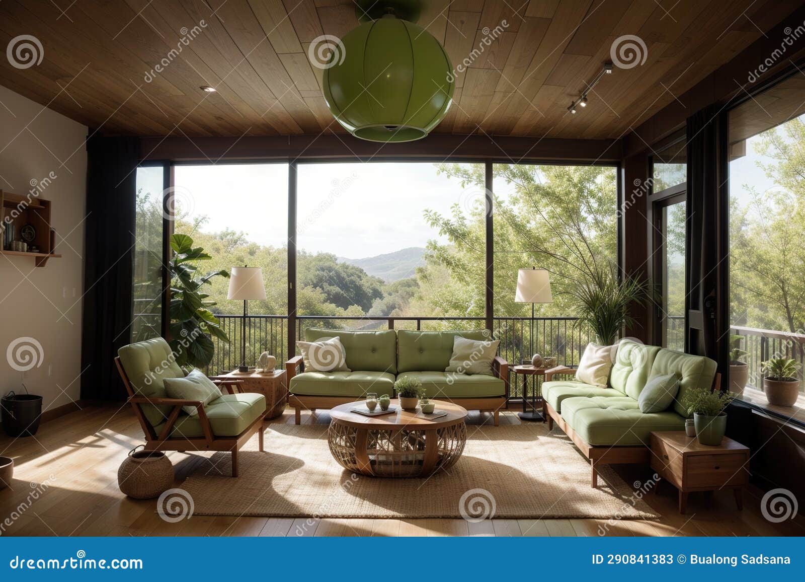 Showcasing Interior Design in Style Idyllic Ideals Stock Illustration ...