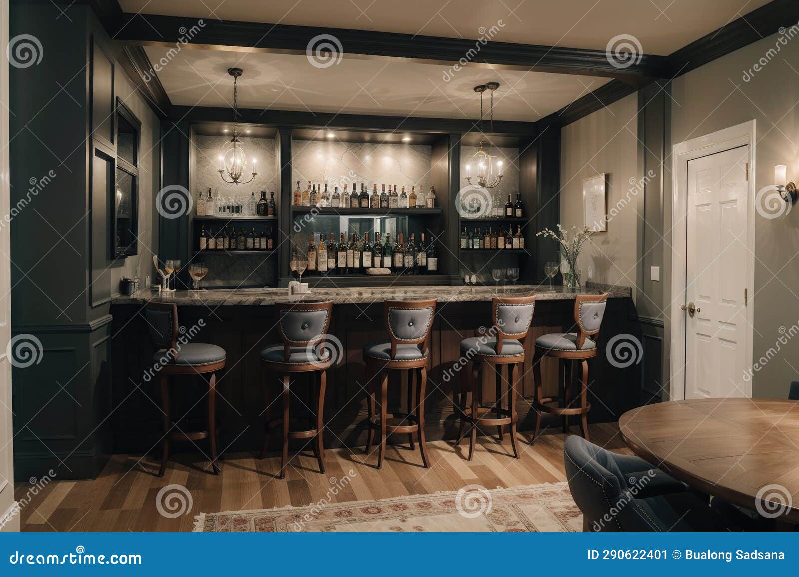 Showcasing Interior Design in Style Intimate Illusion Stock ...