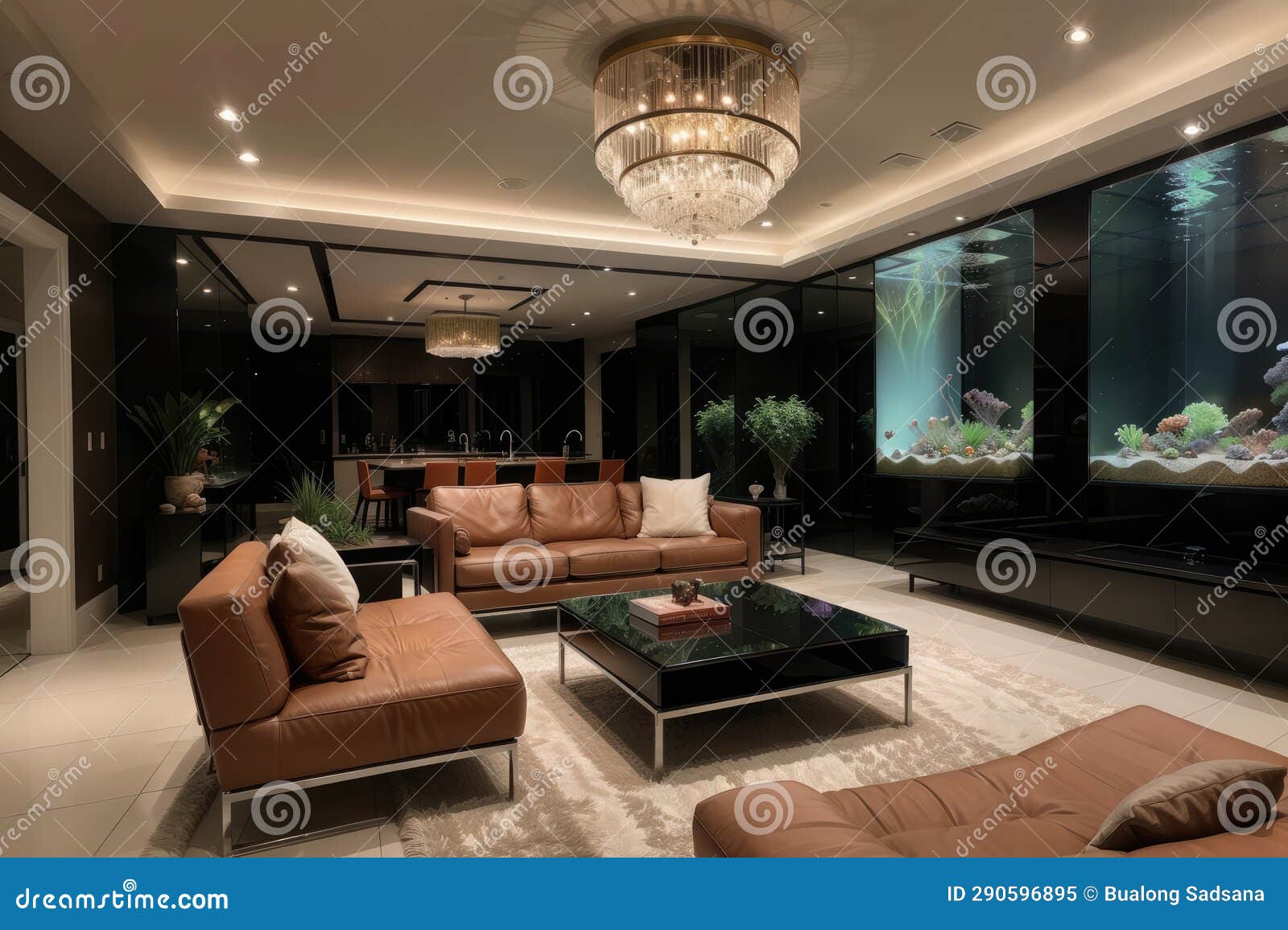 Showcasing Interior Design In Style Sumptuous Serenity Royalty-Free ...