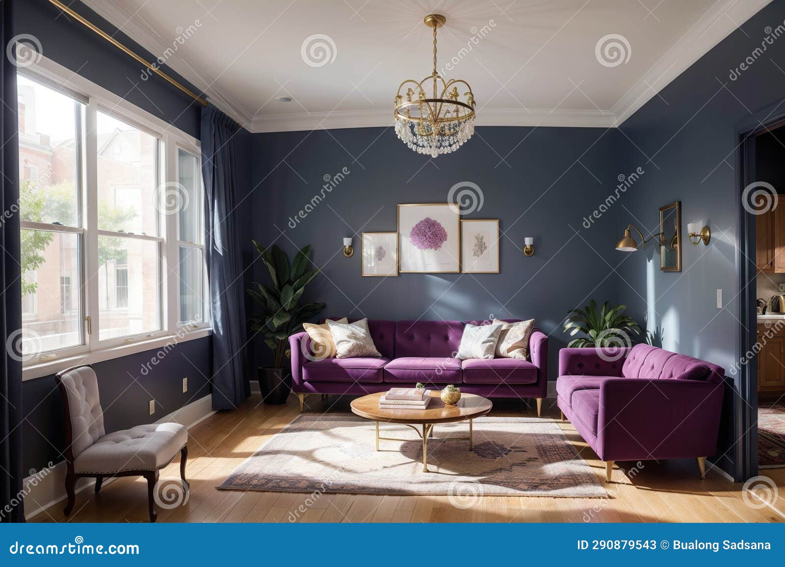 Showcasing Interior Design in Style Whimsy Wonder Stock Illustration ...