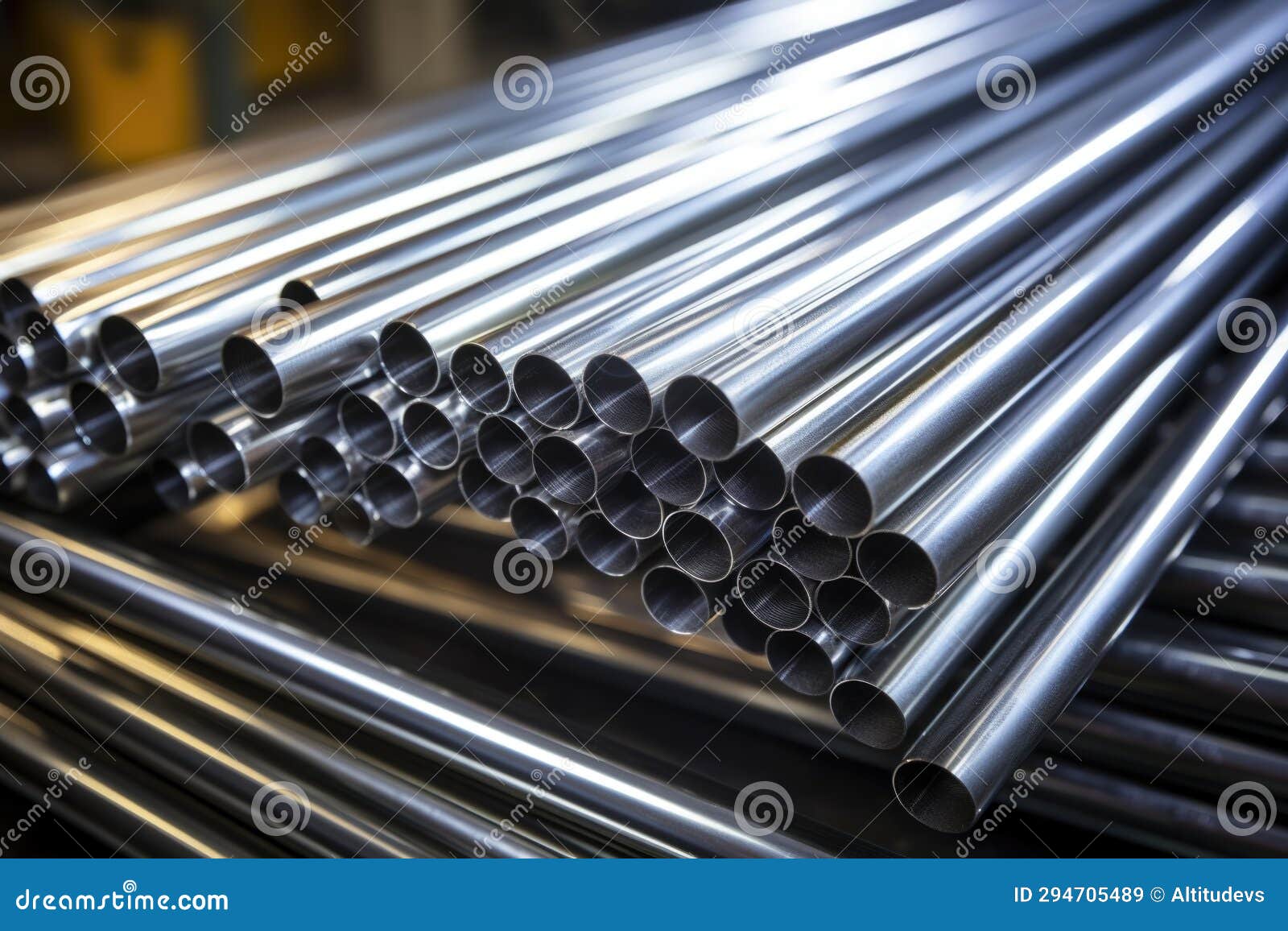 Showcasing Polished Cold Rolled Steel Product Stock Image - Image of ...