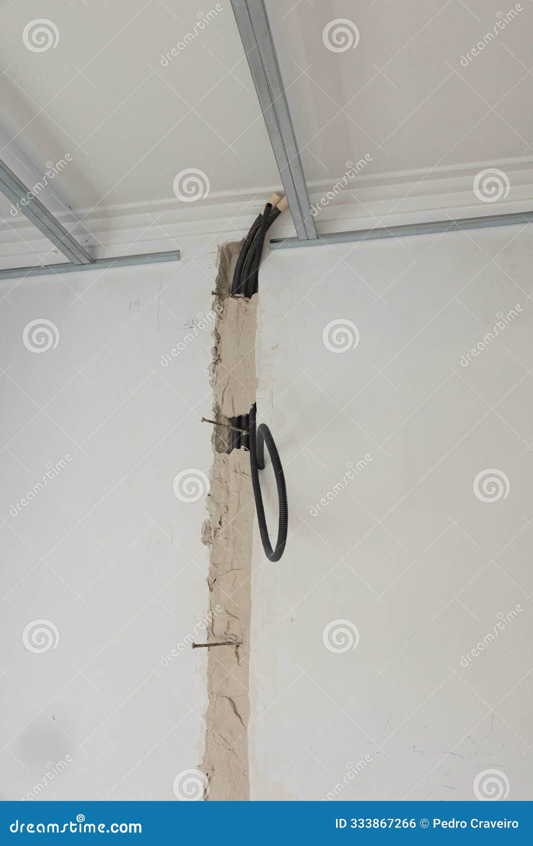 Showcasing an Unfinished Home Renovation Project Stock Photo - Image of ...