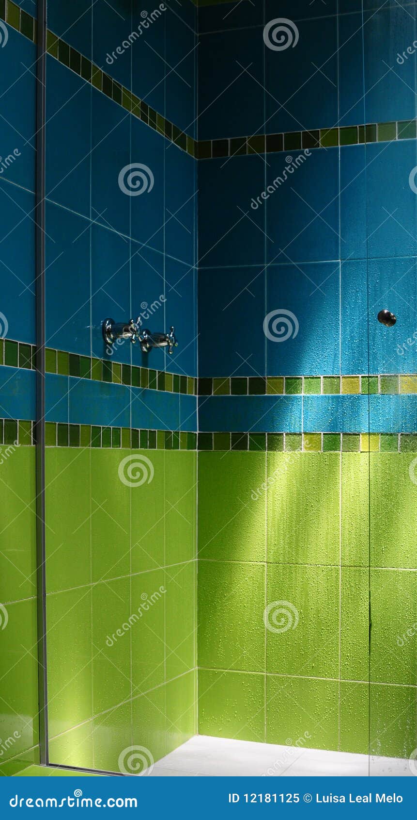 Shower stock image. Image of home, lavatory, indoors - 12181125