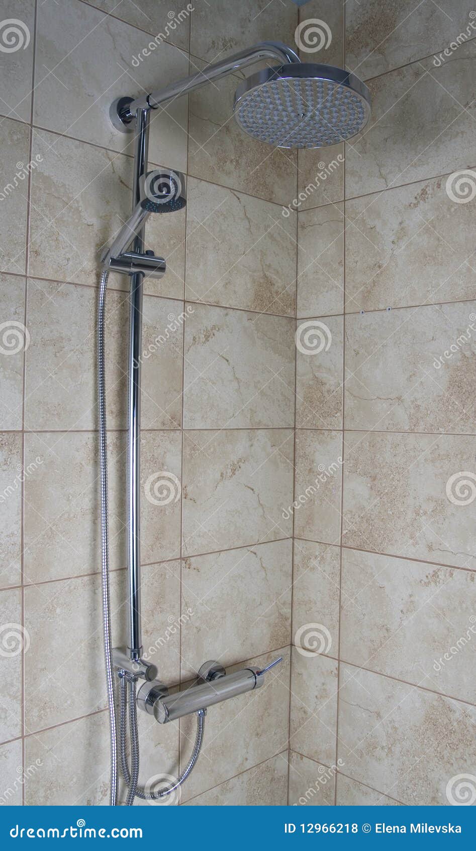 Shower stock photo. Image of hygiene, macro, monochrome - 12966218