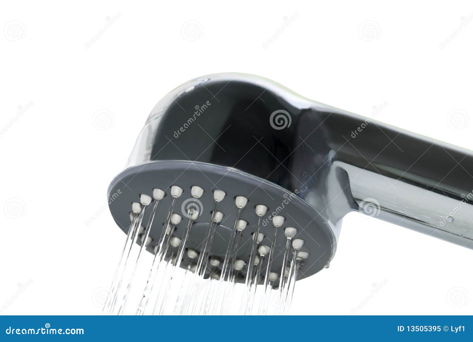 Shower stock image. Image of isolated, stream, pleasure - 13505395