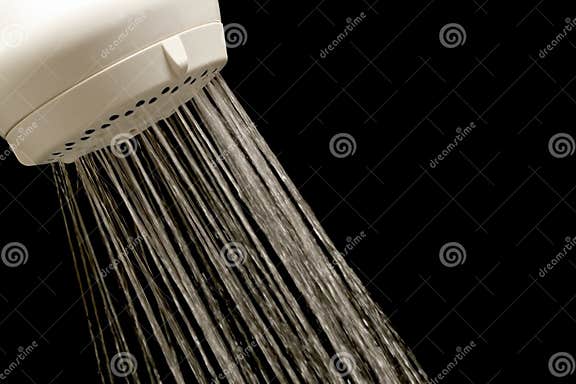 Shower stock image. Image of cooling, routine, flow, drops - 158541