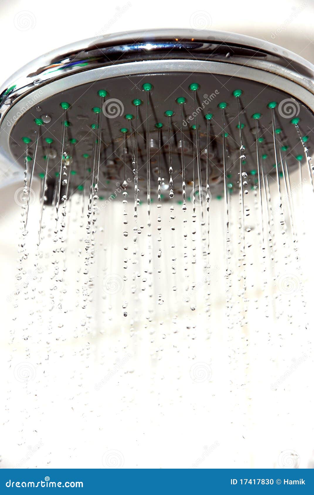 Shower stock photo. Image of metal, droplet, drops, plastic - 17417830