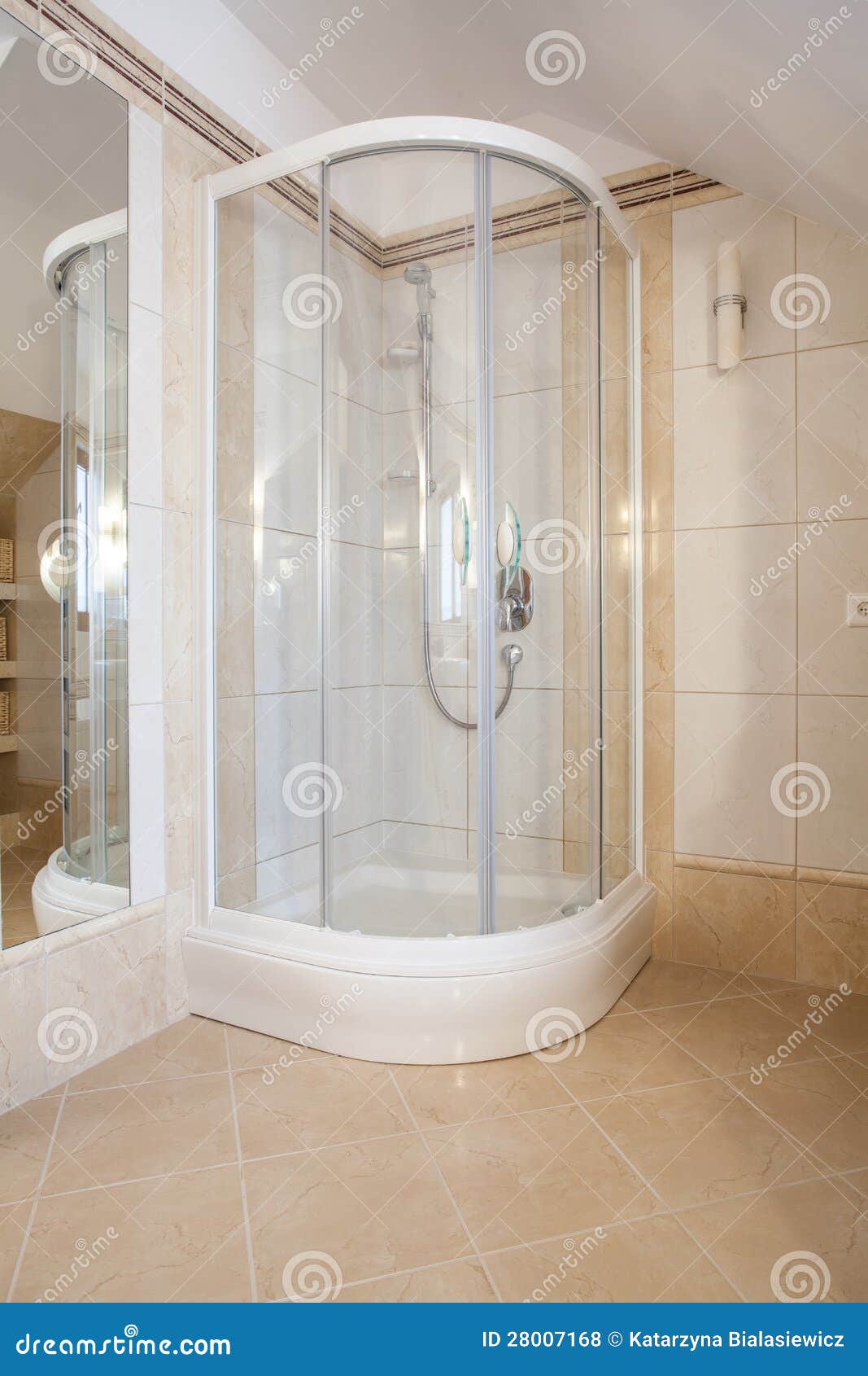Shower stock photo. Image of bathroom, architecture, contemporary ...