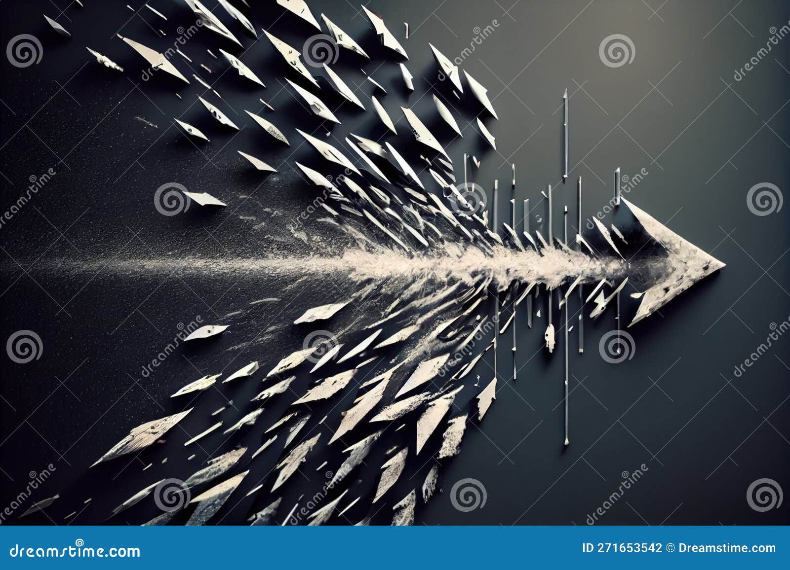 Shower of Arrows, Direction and Intention, Made with Generative AI ...