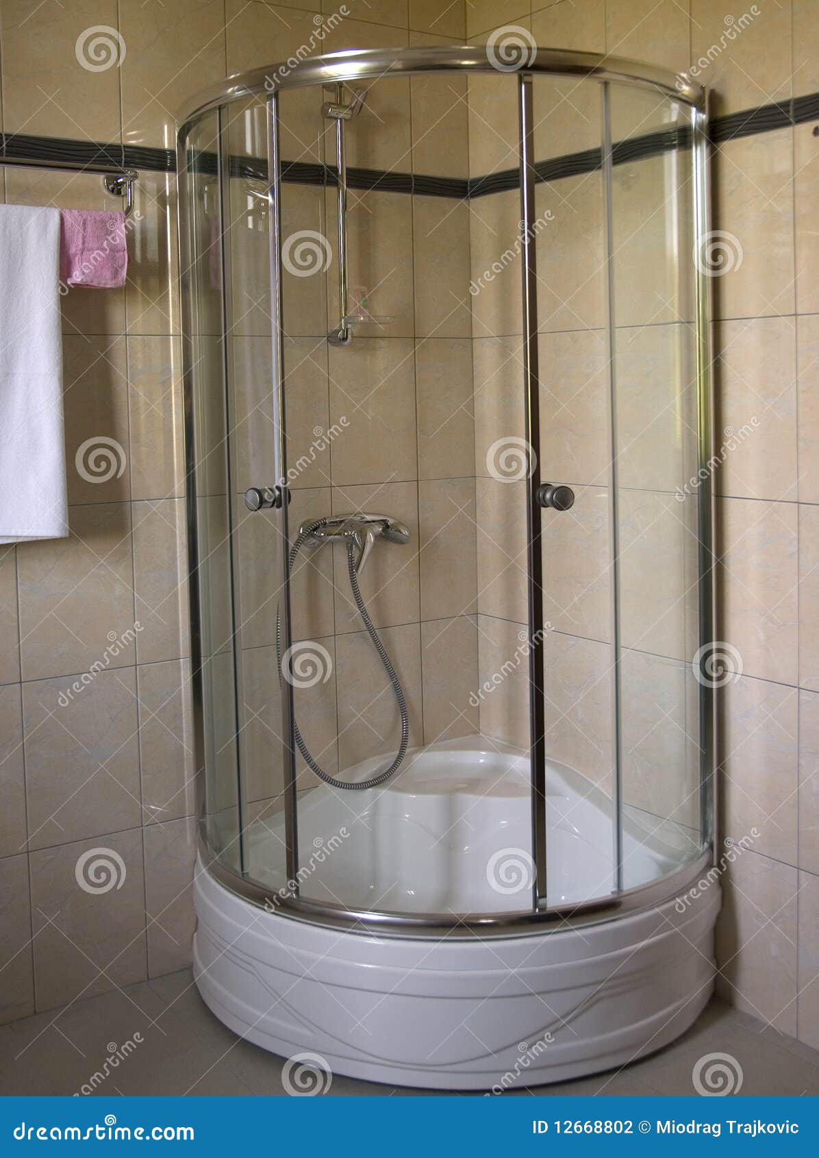 Shower bath stock photo. Image of luxury, shower, bathroom - 12668802