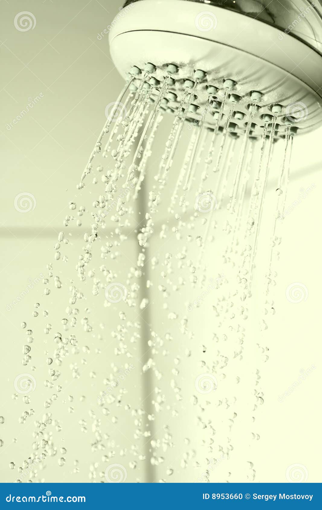 Shower-bath stock photo. Image of fall, drip, tone, drop - 8953660