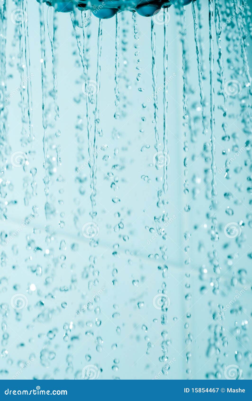 Shower-bath drop stock image. Image of purity, instant - 15854467