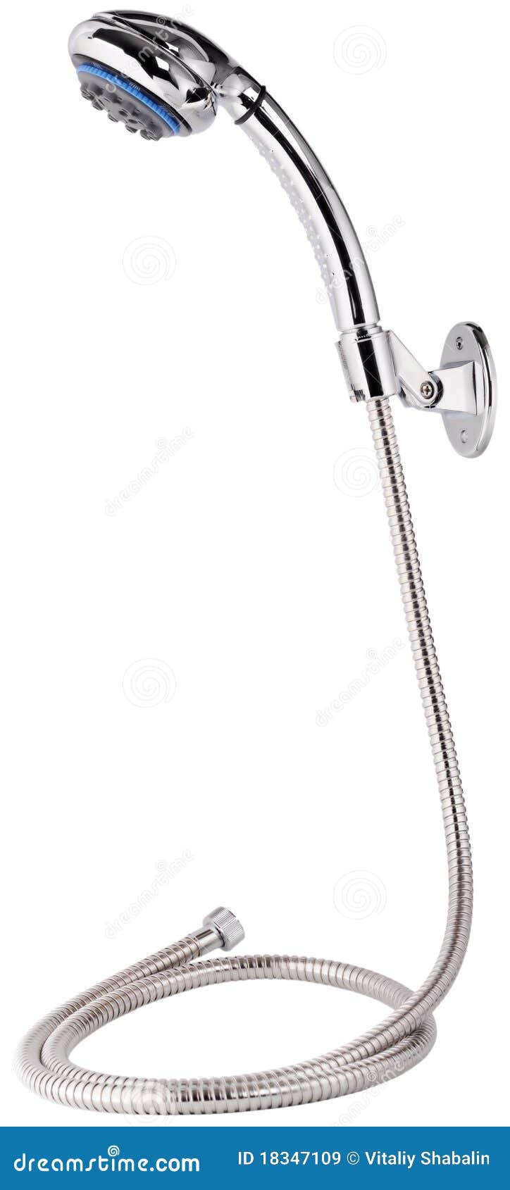 Shower-bath Isolated on White Stock Image - Image of equipment, bath ...