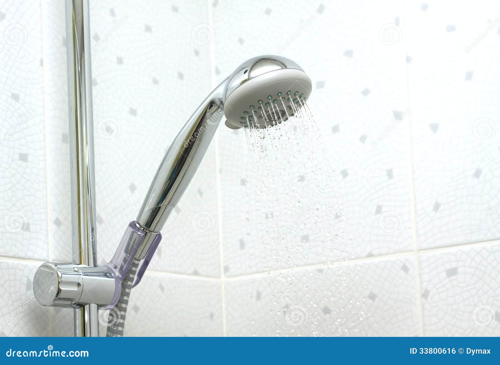 Shower in Bathroom with Running Water Down Stock Photo - Image of home ...
