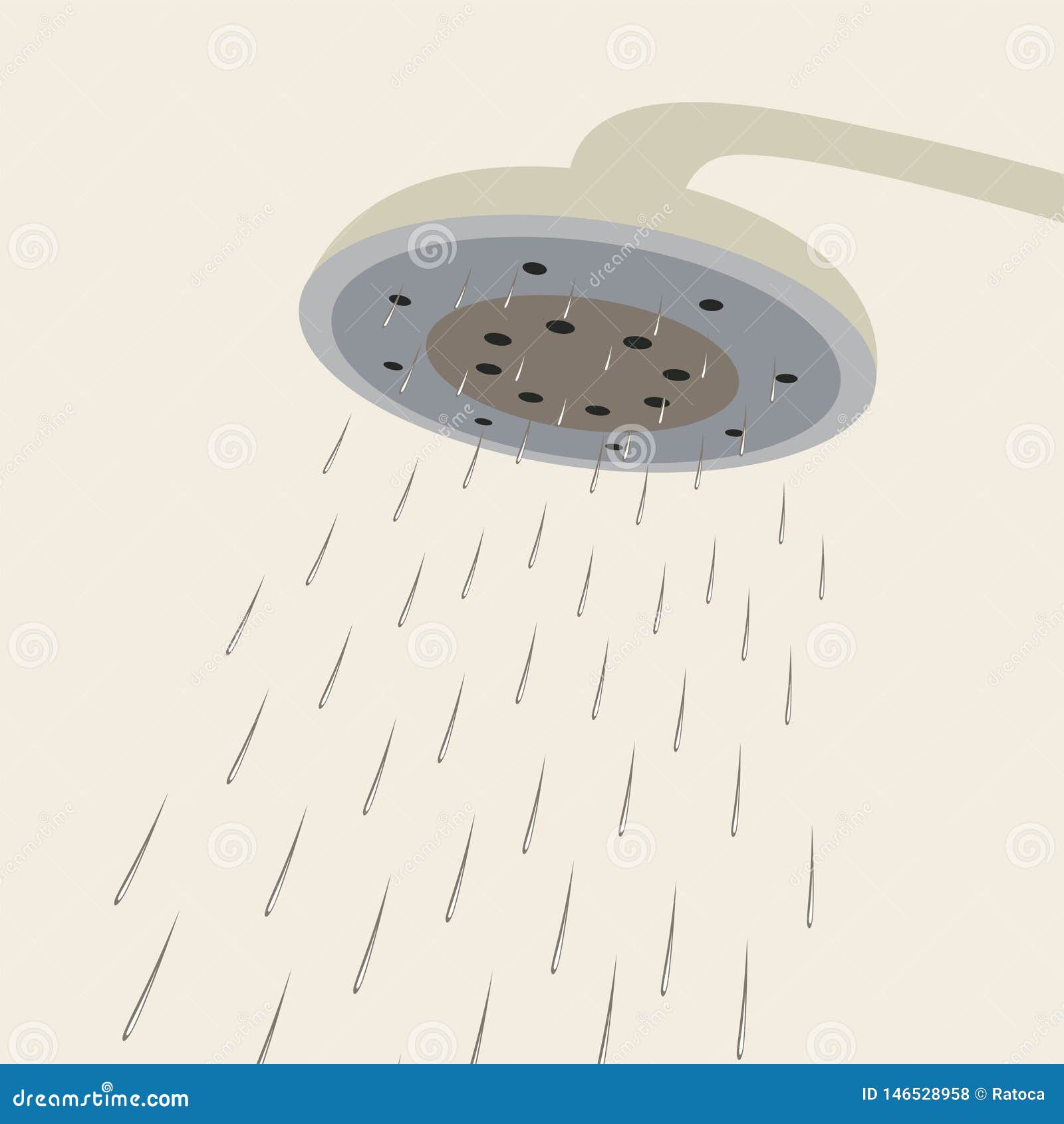 Shower draw design stock vector. Illustration of pictogram - 146528958