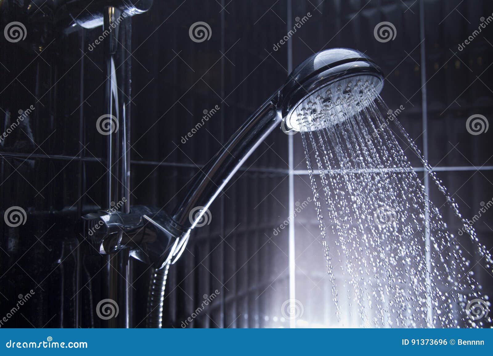 Shower Head Side View Isolated On White Background Royalty-Free Stock ...