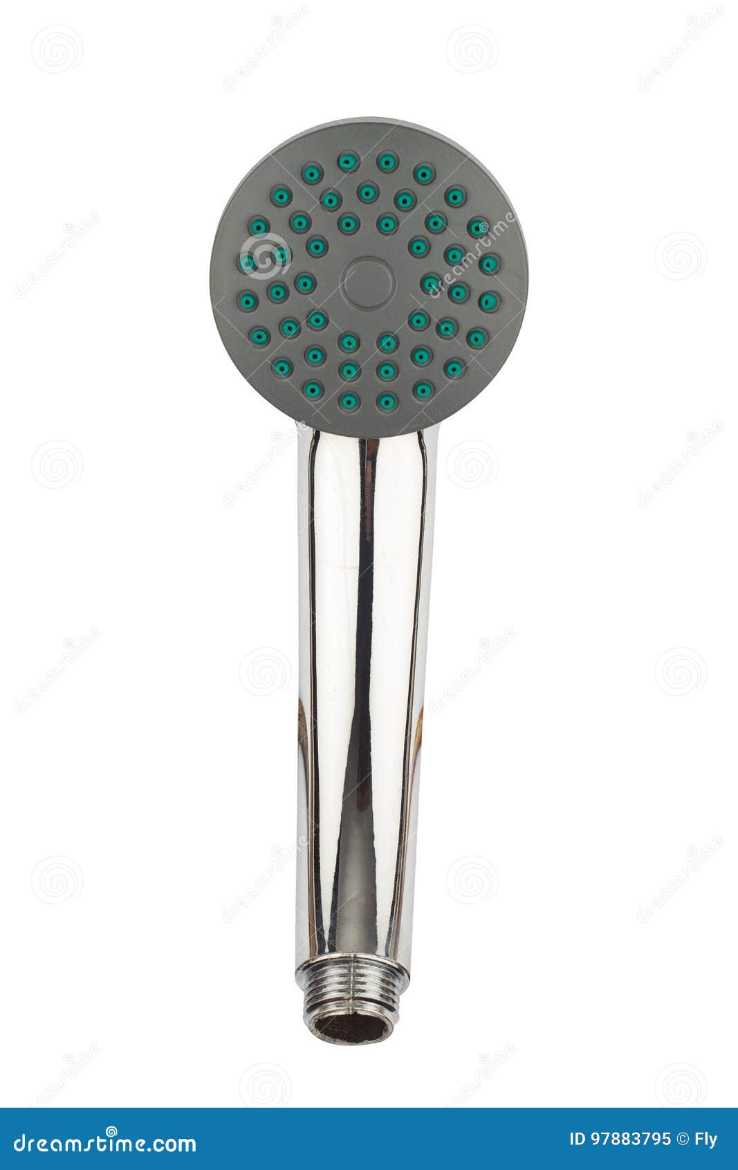 Shower Head Isolated on White Stock Illustration - Illustration of ...