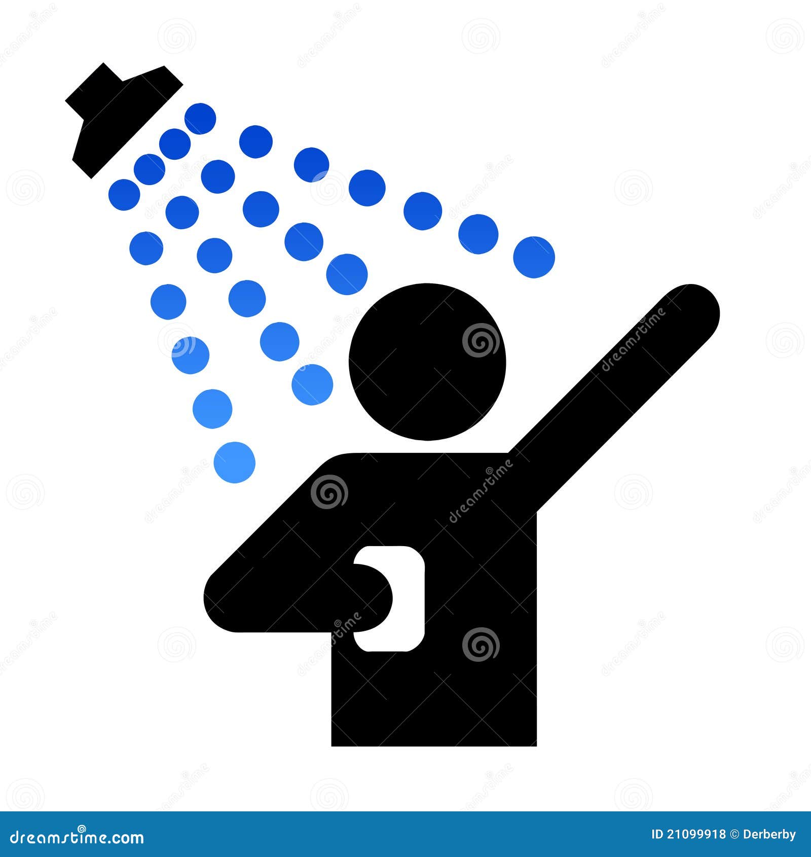 Shower Icon Royalty Free Stock Photos - Image: 21099918