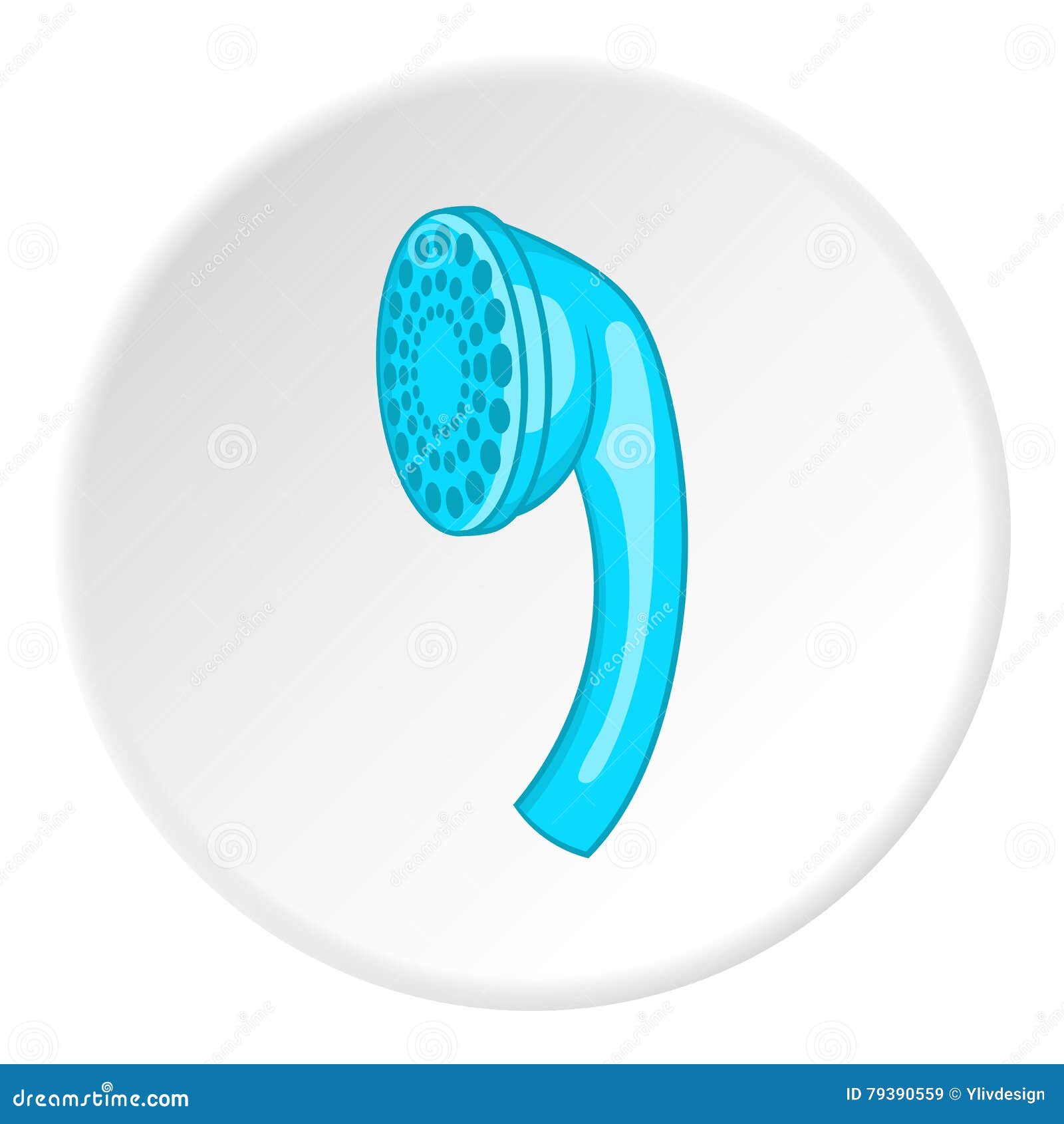 Shower icon, cartoon style stock vector. Illustration of faucet - 79390559