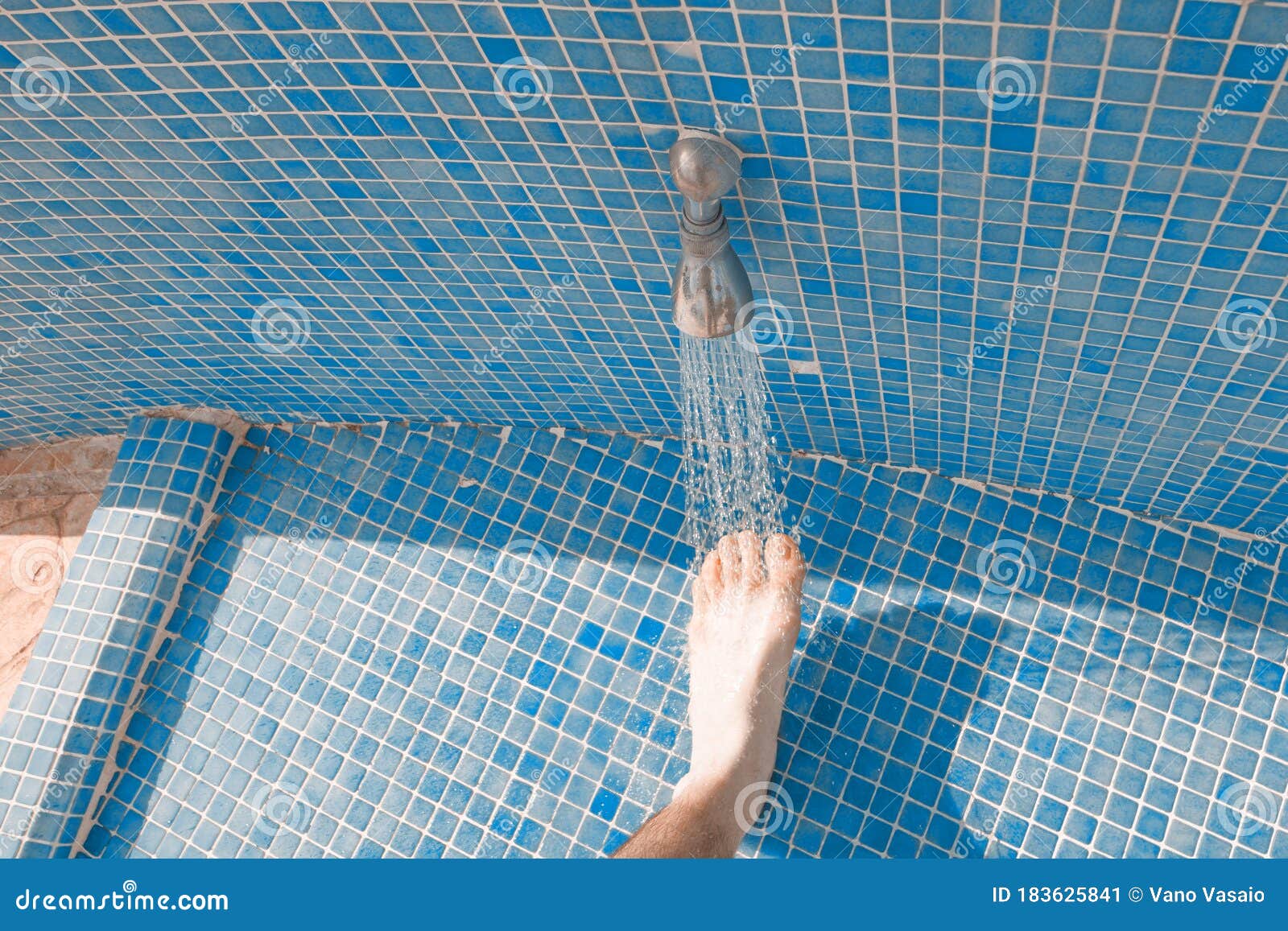 Shower near pool for leg stock image. Image of beautiful - 183625841 Shower near pool for leg stock image. Image of beautiful - 183625841