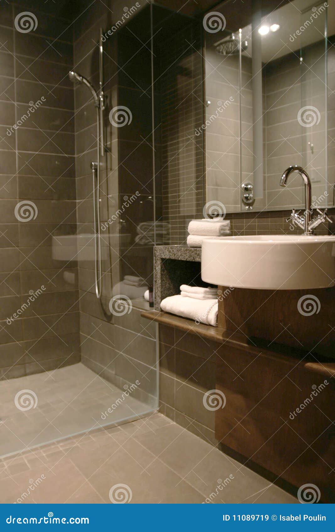Shower room stock image. Image of stylish, modern, contemporary - 11089719