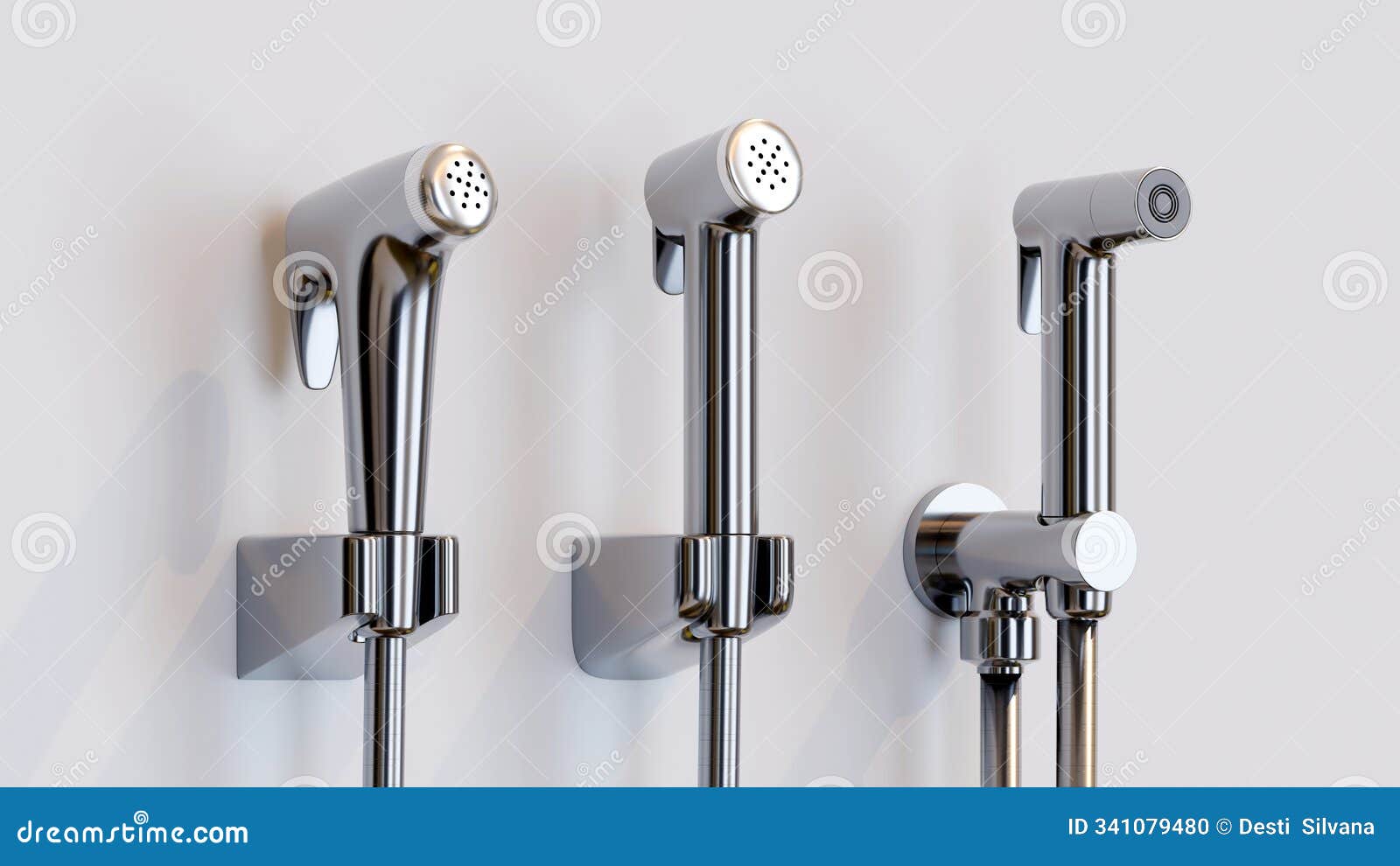 Shower Spray 3d Render Illustraition Background Stock Illustration ...