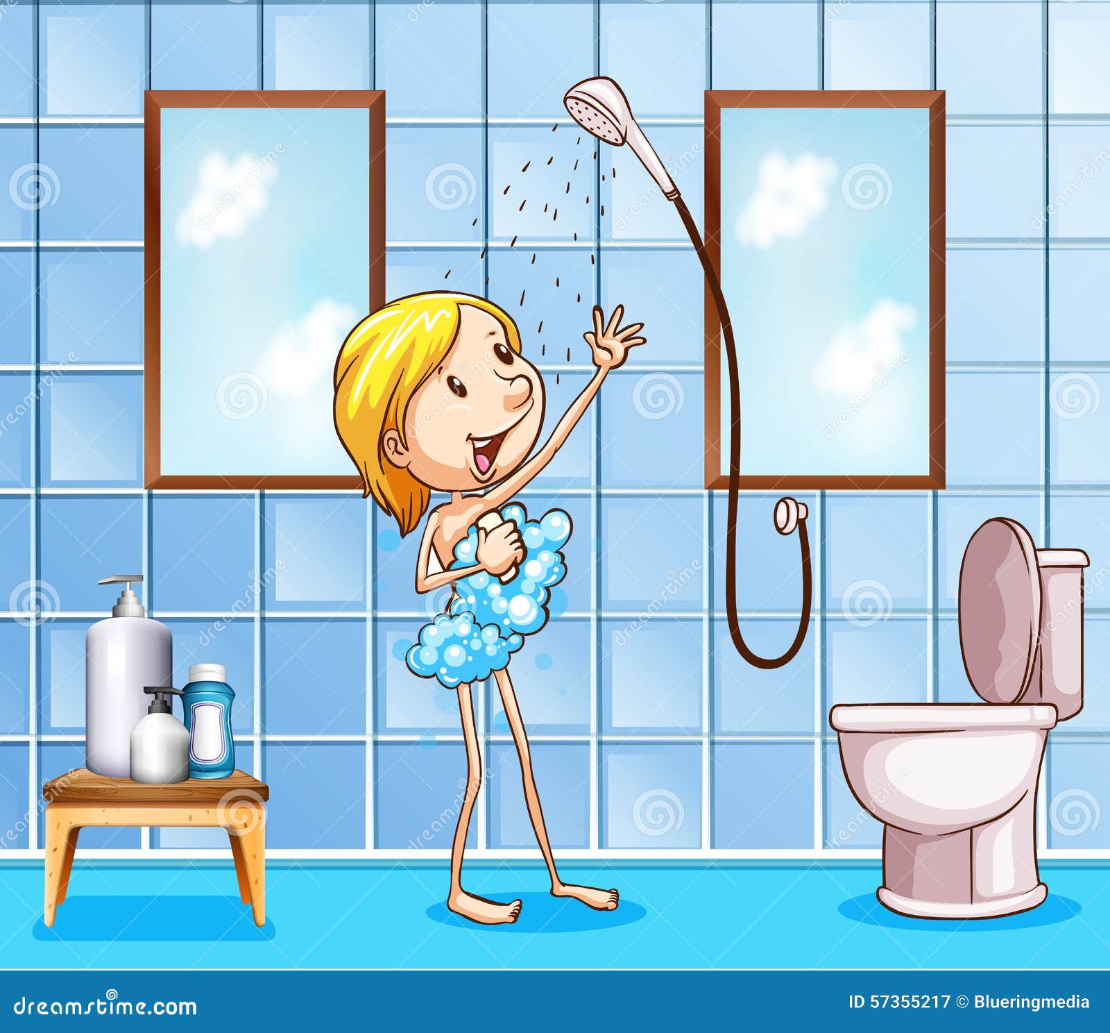 Showering Cartoons, Illustrations & Vector Stock Images - 3587 Pictures ...