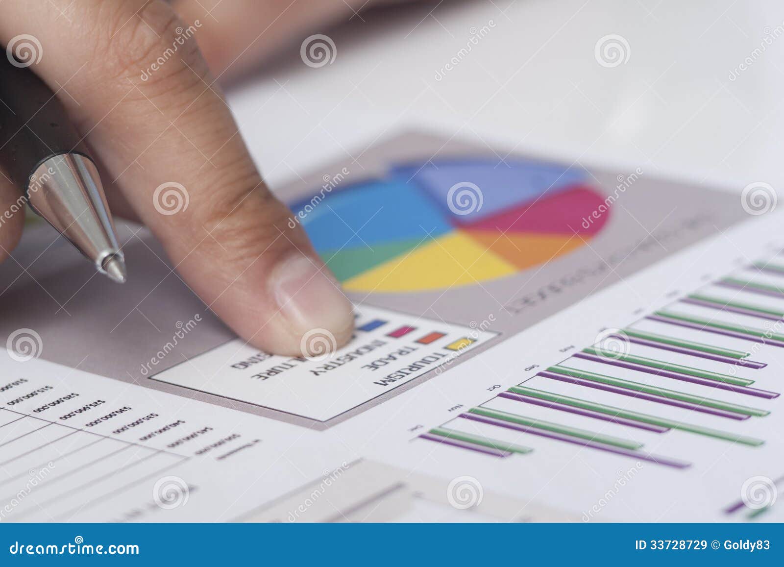 Showing business results stock image. Image of financial - 33728729