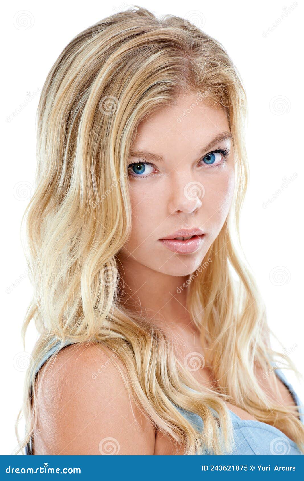 Showing Off Her Natural Beauty Closeup Portrait Of An Attractive Young